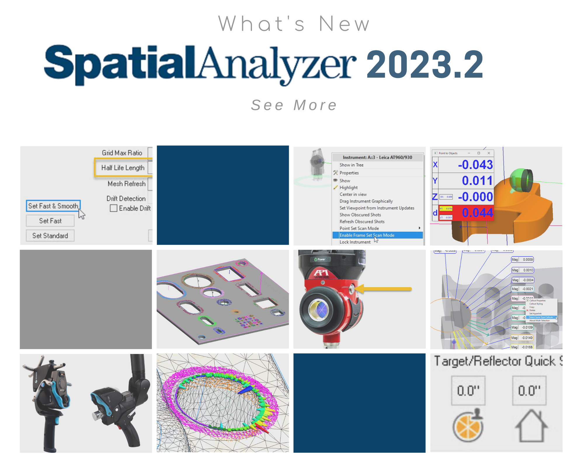 What's New in SpatialAnalyzer | SpatialAnalyzer